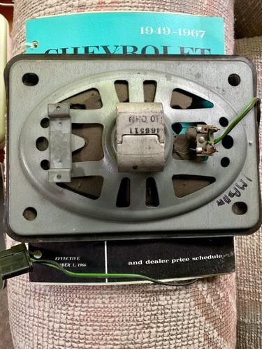 1964 CHEVY IMPALA AM/FM RADIO FRONT SPEAKER | eBay