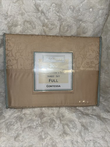 High Country Linens FULL Sheet Set 300 Thread Count Cotton Sateen ...