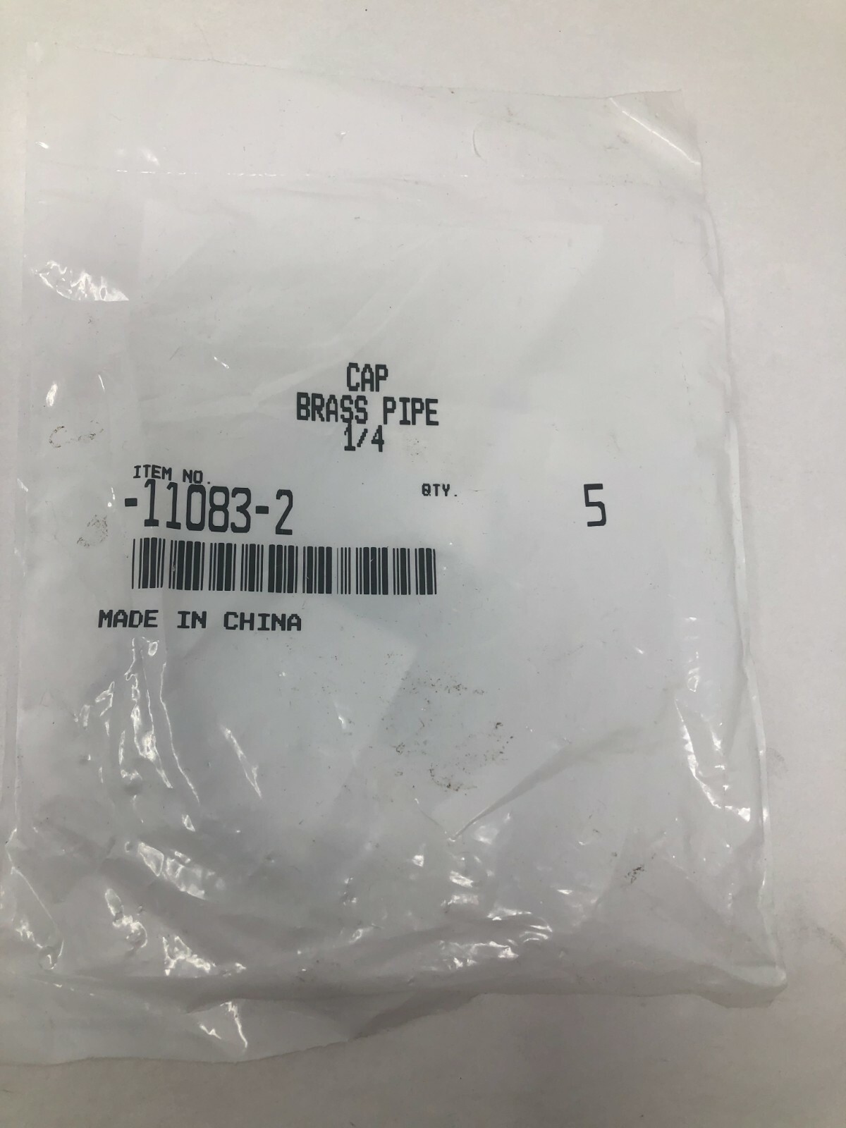 Class C Solutions Group 11083-2 Brass Pipe Cap 1/4" Threaded Package of ...