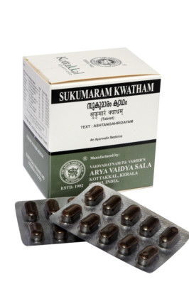 Kottakkal Arya Vaidya Sala Sukumaram Kwatham - 100 Tab Ayurveda Free ...