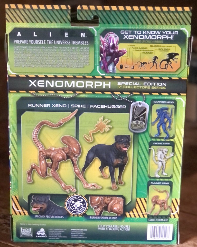 LANARD Alien XENOMORPH Runner Action Figure Walmart Ex. Sealed Free ...