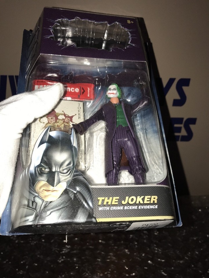 Mattel DC Batman The Dark Knight THE JOKER -Crime Scene Evidence Heath ...