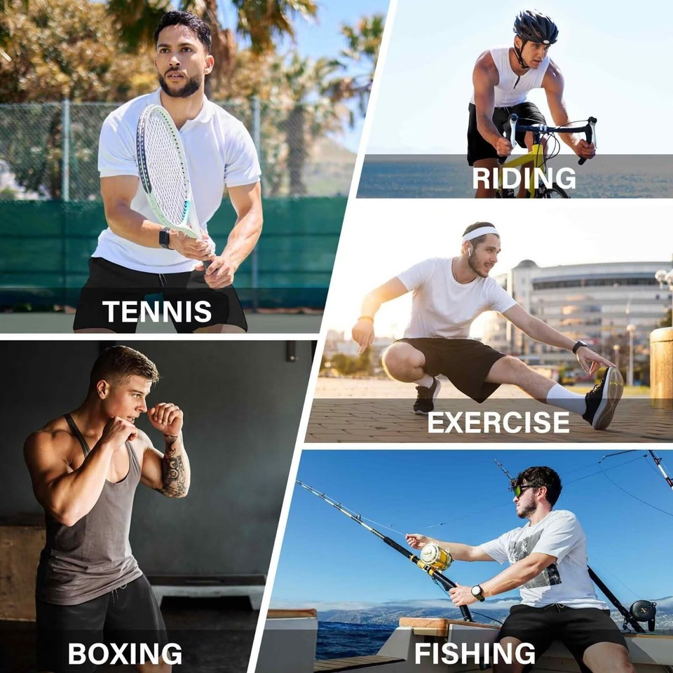 5 Pack Gym Shorts for Men 7 inch, Mens Athletic Running Shorts Dry Fit ...