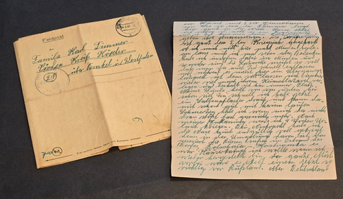 1944 WW2 WWII German Soldiers Military Feldpost Letter home | eBay