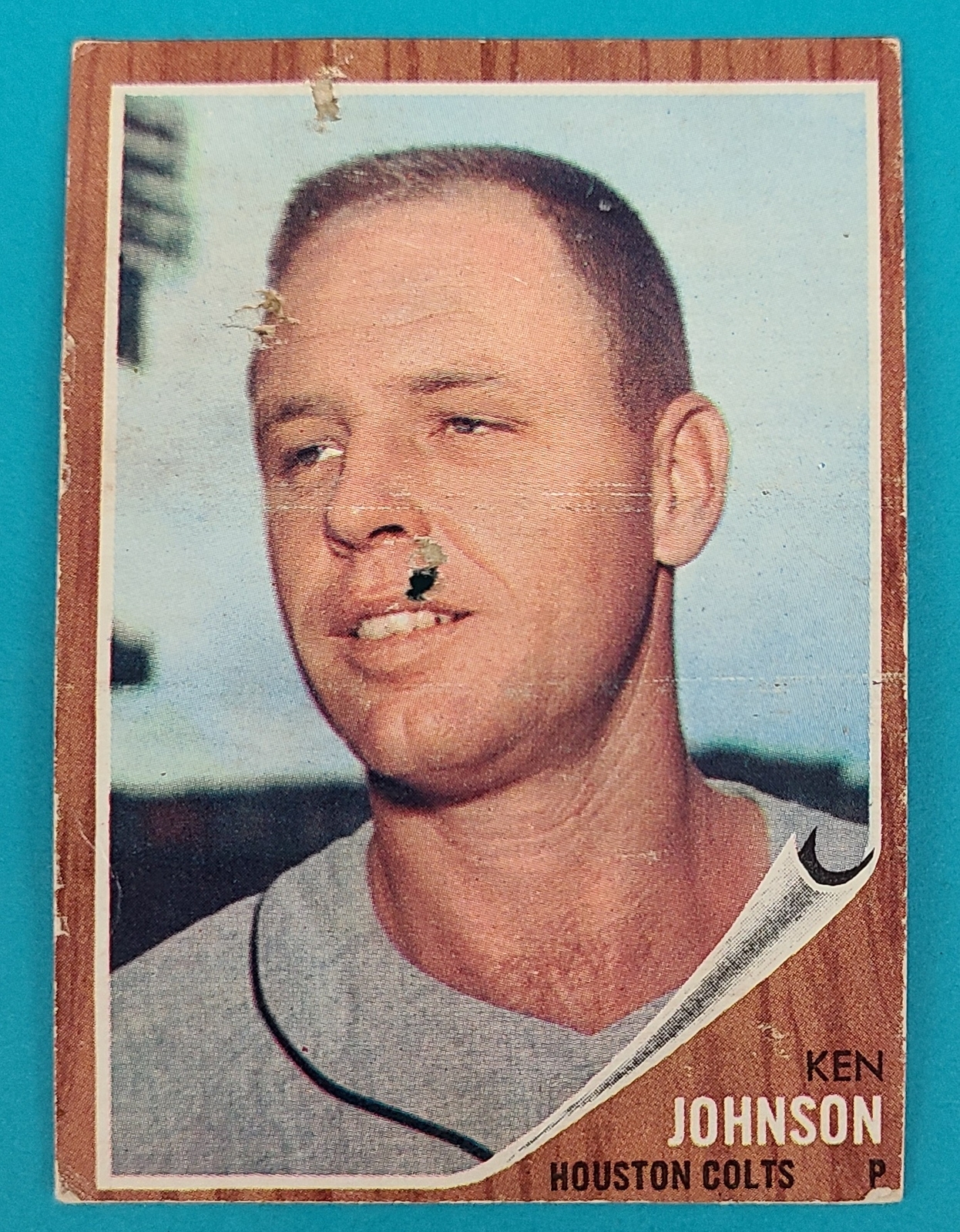 1962 Topps #278 Ken Johnson Houston Colts BASEBALL Card D8 | eBay