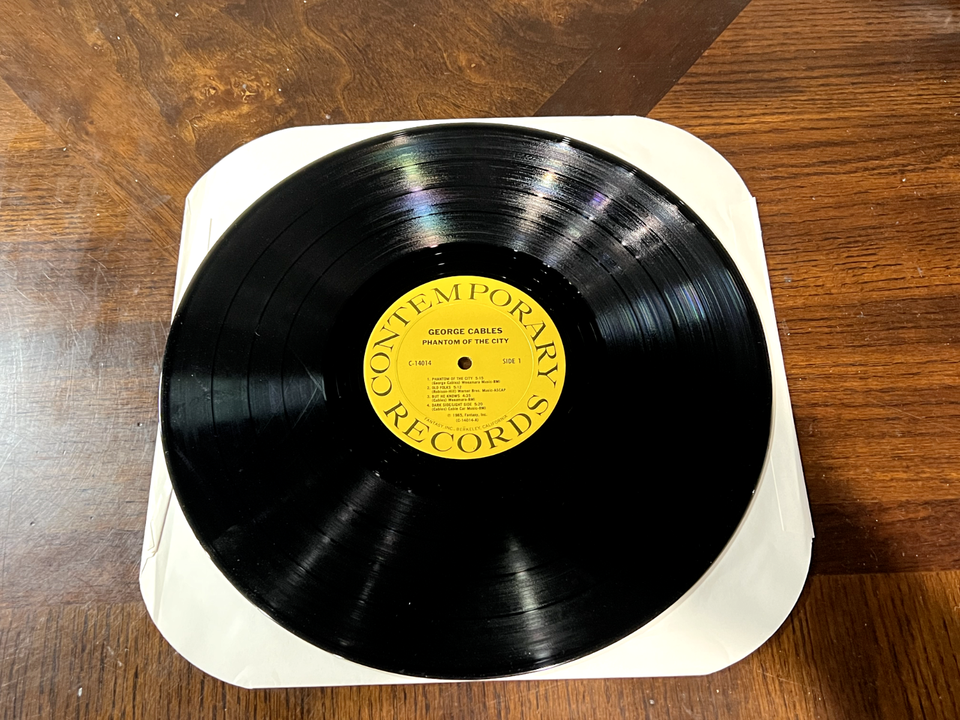 George Cables- Phantom Of The City- LP 1985 Contemporary C-14014 Promo ...