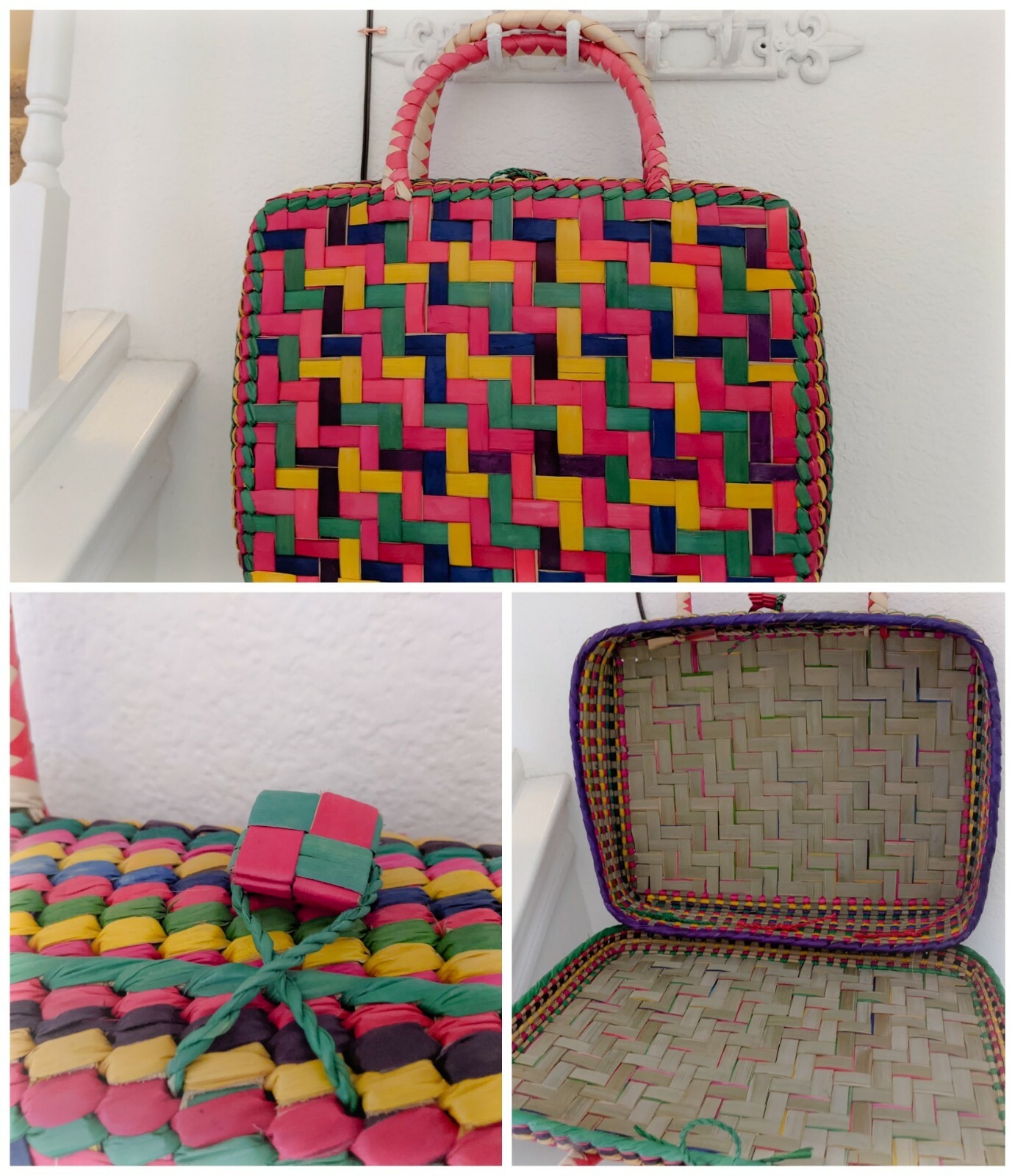 RARE Indigenous Native Hand Woven Straw Wicker Latchi… - Gem