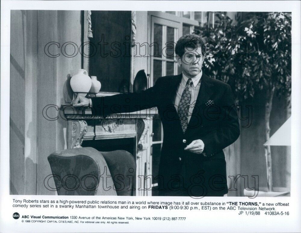 1988 Actor Tony Roberts in The Thorns Shortlived 1980s TV Show Press ...