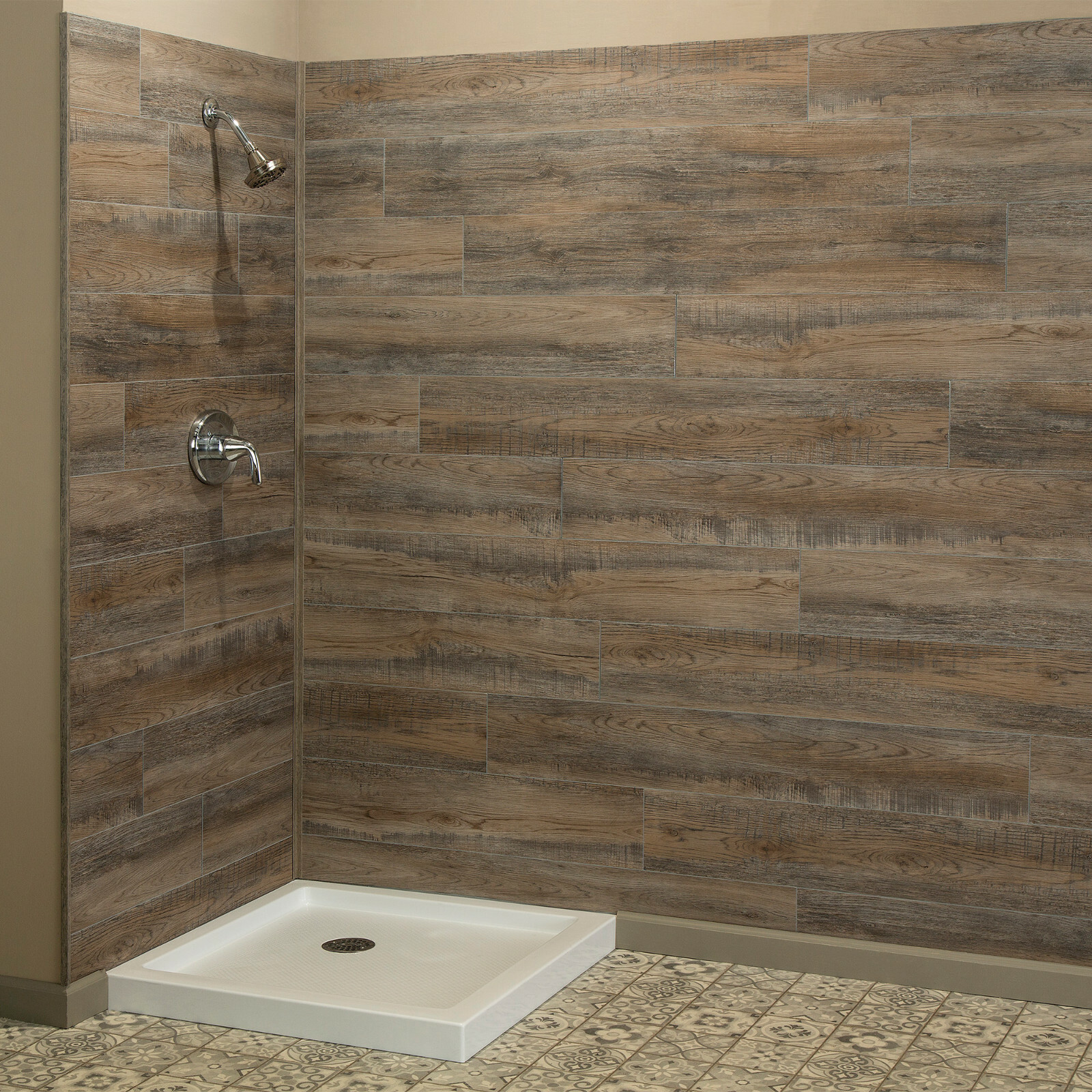 Palisade Plank Tile Shower and Tub Surround Kit | eBay