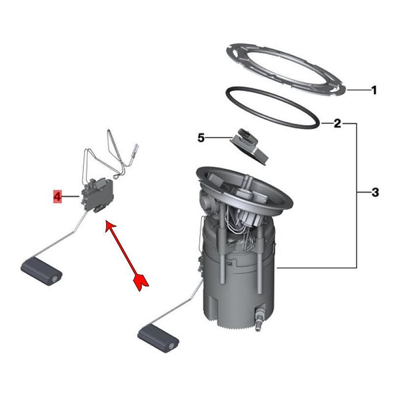 16117285450 New Oil Level Sensor Right Fuel Sensor For BMW X3 X4 F25 ...