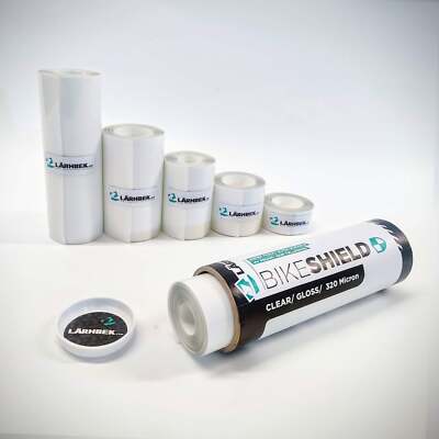 BIKE SHIELD - Bike Frame Protection Tape - Thick Clear Glossy ...