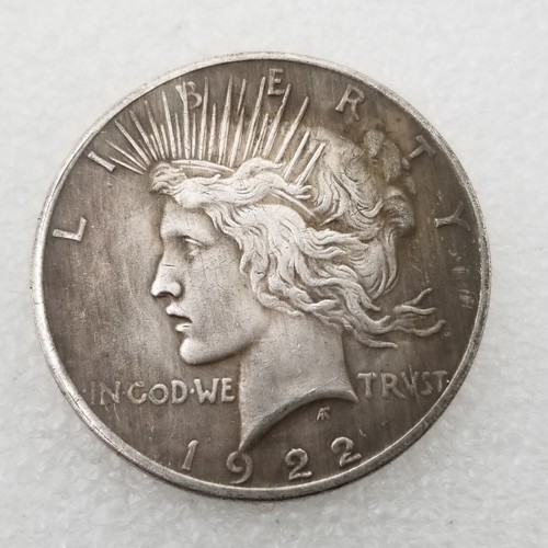 1922 Peace Dollar Coin Liberty American Liberty Coin Annual Souvenir ...