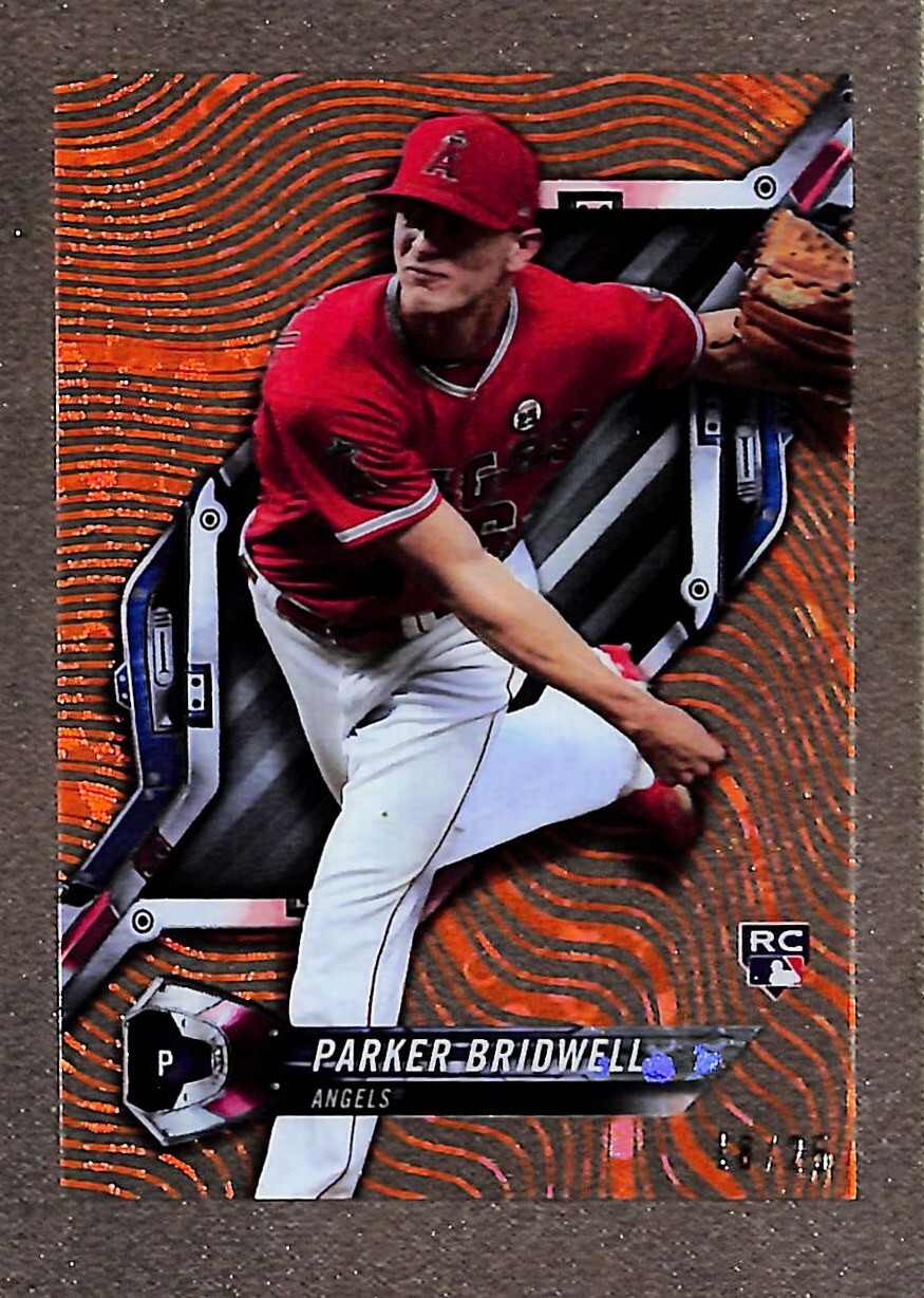2018 Topps High Tek Pattern 1 AL Orange #HT-PBR Parker Bridwell /25 | eBay