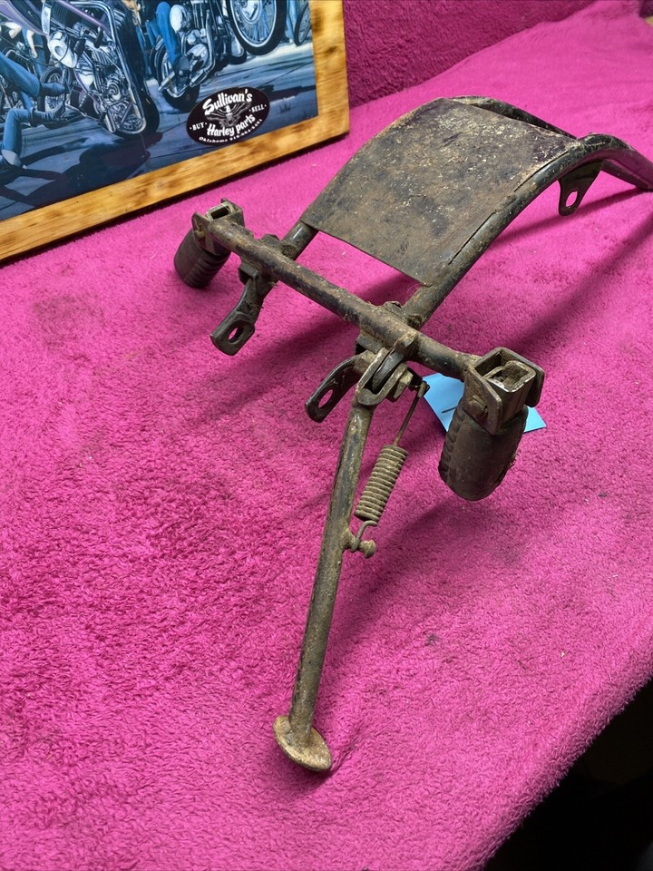 Yamaha frame cradle lower engine mount foot peg bracket kick stand Jt1 ...