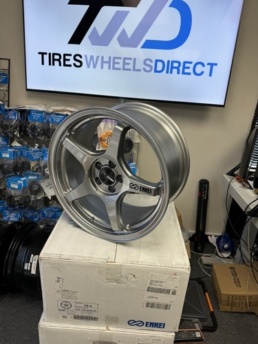 4 New 17X9 ENKEI TS-5 GREY WHEEL/RIM ET45 521-790-8045GR 5X100 | eBay