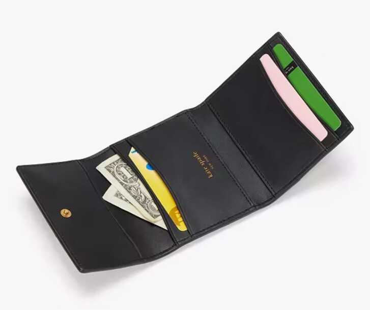 NWT Kate Spade Perfect Match Flap Card Case Black Multi Collector Item ...