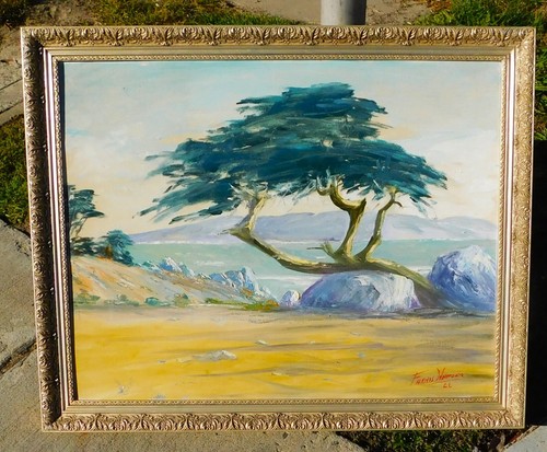 Farris Wheeler Early CA Artist oil painting CARMEL Coast | eBay