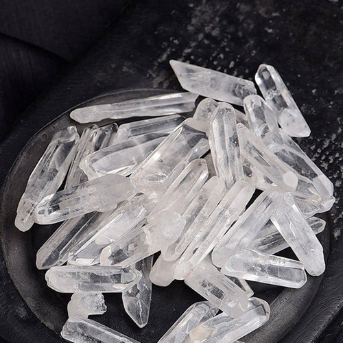 Natural Clear Quartz Crystal Monocrystal Stick Healing Mineral Gemstone ...