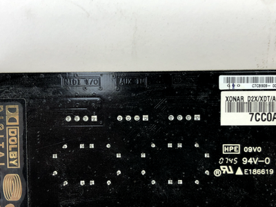 Xonar D2x 71 Pcie Highend Sound Card ASUS Xonar D2X/XDT/A 7.1 Channels