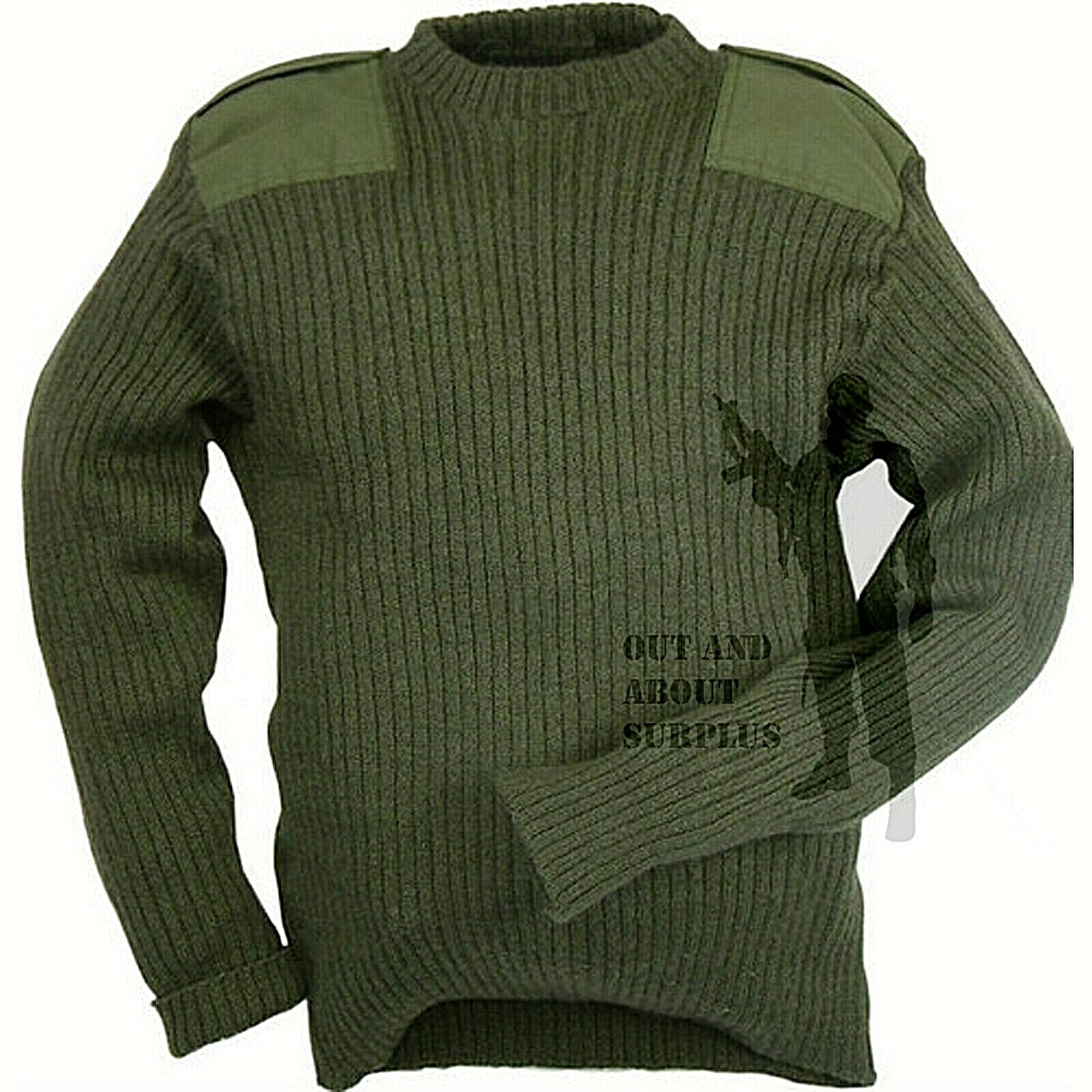 BRITISH ARMY Commando Jumper Sweater Surplus Pullover Military Cadet ...