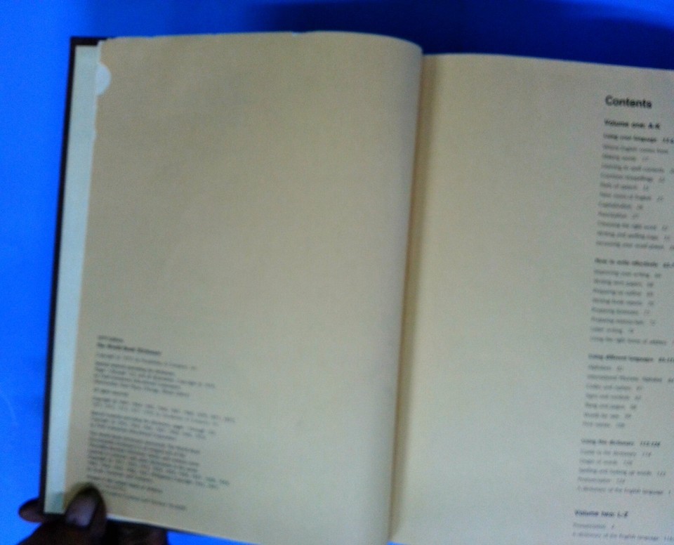 World Book Dictionary 1979 Full A-Z Thorndike-Barnhart Hardcover Brown ...