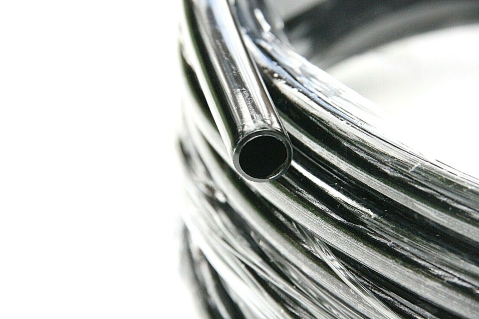 OD 3/8" Aluminum Hard Fuel Line/Tubing- Black Anodized | eBay