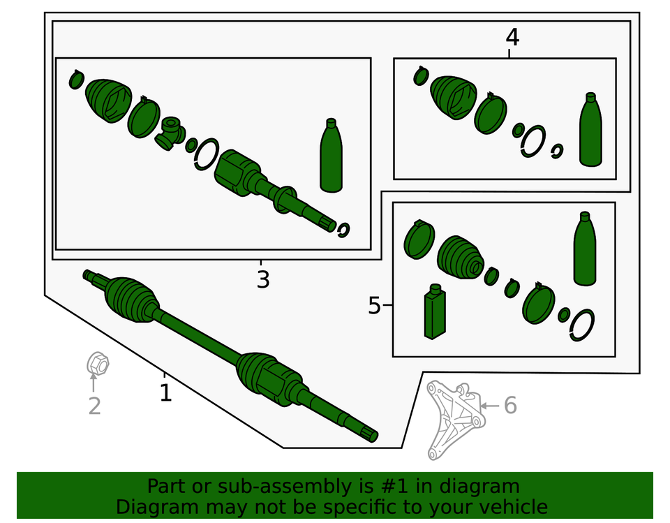 Genuine Mitsubishi Axle Assembly 39101W190P | eBay