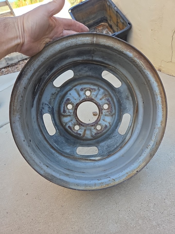 Chevy Rally Wheel 14x6 YW 1966 67 1968 C-1-9 SEPT 25TH CHEVELLE Malibu ...