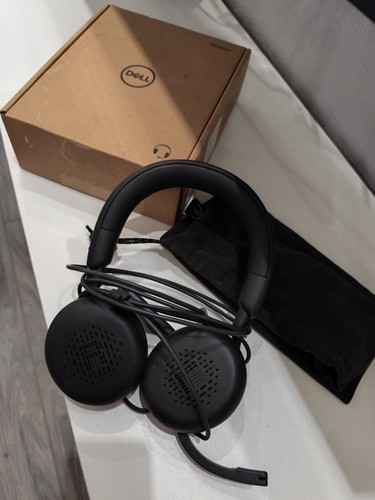 Genuine DELL WH5024 Pro Wired Headset Headphone | eBay