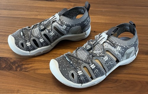 KEEN Evofit One Sport Sandals Women's Size 7.5 Grey Black Hiking Water ...