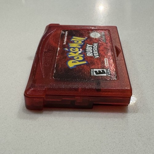 Pokemon: Ruby Version (GBA, 2003) Authentic *NEW SAVE BATTERY* TESTED ...
