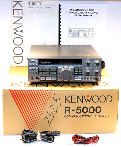 KENWOOD R-5000 LW MW SHORTWAVE RADIO RECEIVER + YK-88A-1 AM FILTER AC ...