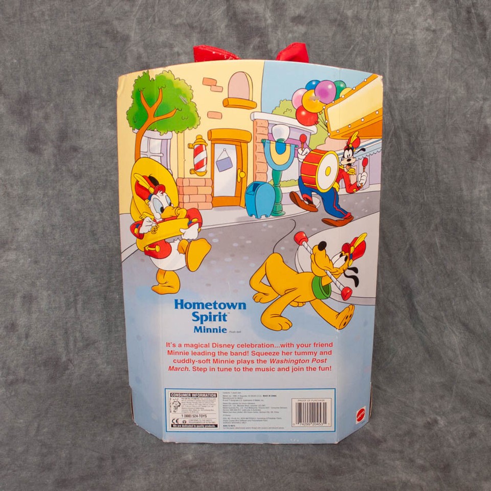 VTG Disney Minnie Mouse Hometown Spirit Plush Doll Mattel | eBay