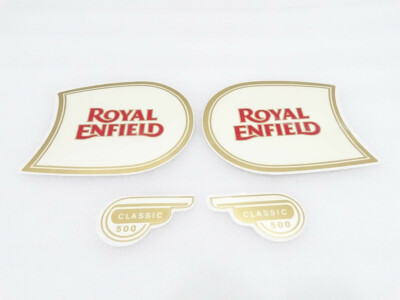 ROYAL ENFIELD CLASSIC 500 FUEL TANK AND TOOL BOX STICKER SET | eBay