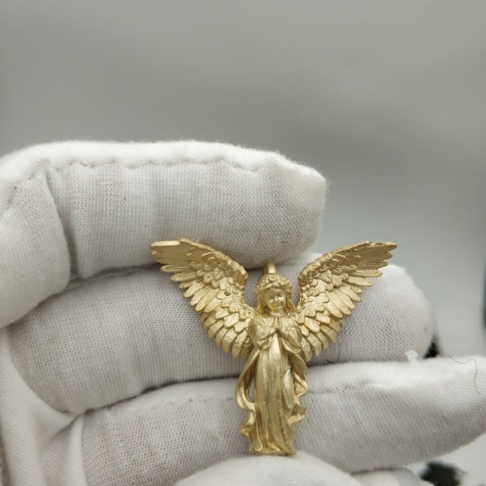 Pure Brass Solid Angel's Wings Pendant Decorations | eBay