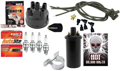 for Ford Tractor 4 Cylinder Electronic Ignition Conversion Kit 12V Neg ...