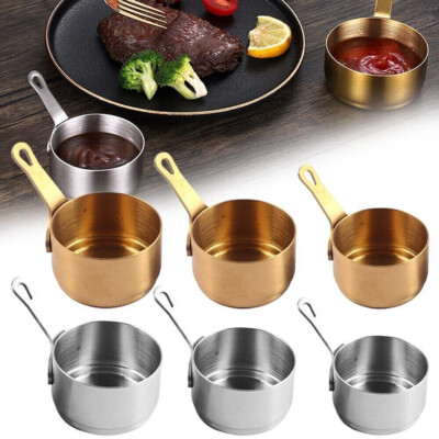 Pot Frying Stainless Steel Gravy Small Mini Sauce Pan Non Stick ...