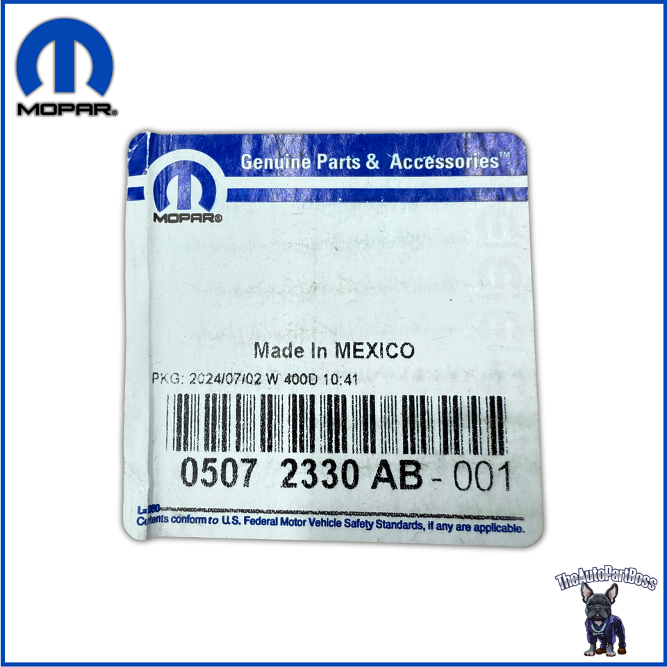 Radiator Fan Motor, Right OEM Mopar 5072330AB 05072330AB | eBay