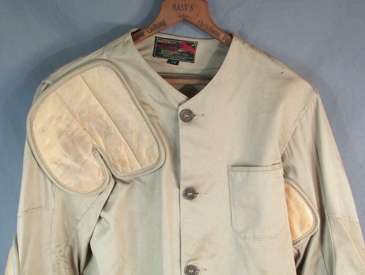 Vintage 1950s Duck Hunting Target Shooting Jacket 10-X Mfg Co.Army ...