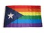 3x5 Puerto Rico Rainbow Gay Pride Flag 3'x5' Banner Brass Grommets ...