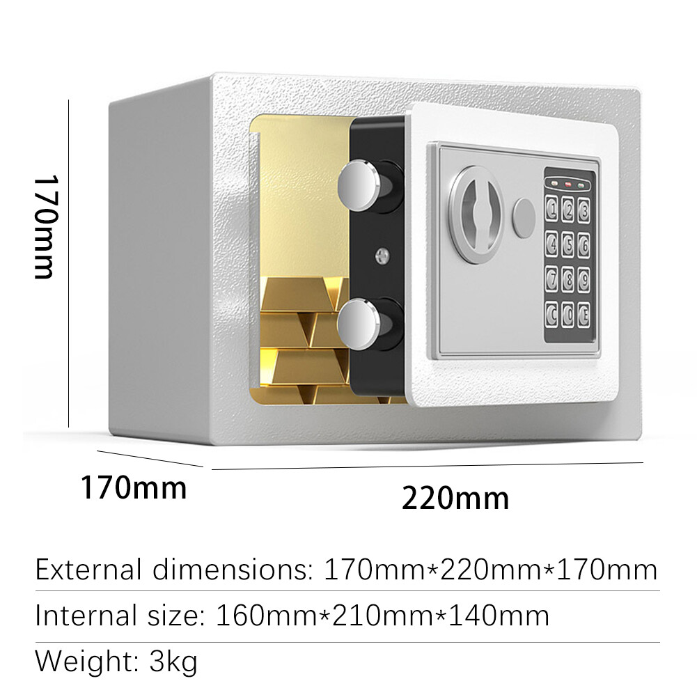 Electronic Digital Safe Box Keypad Lock Security Home Office Cash ...