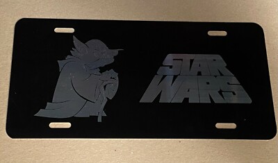 Custom Black Star Wars License Plate | eBay