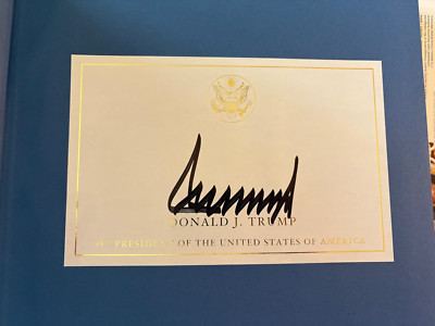 Donald J Trump Save America President signed autographed Hard Cover ...