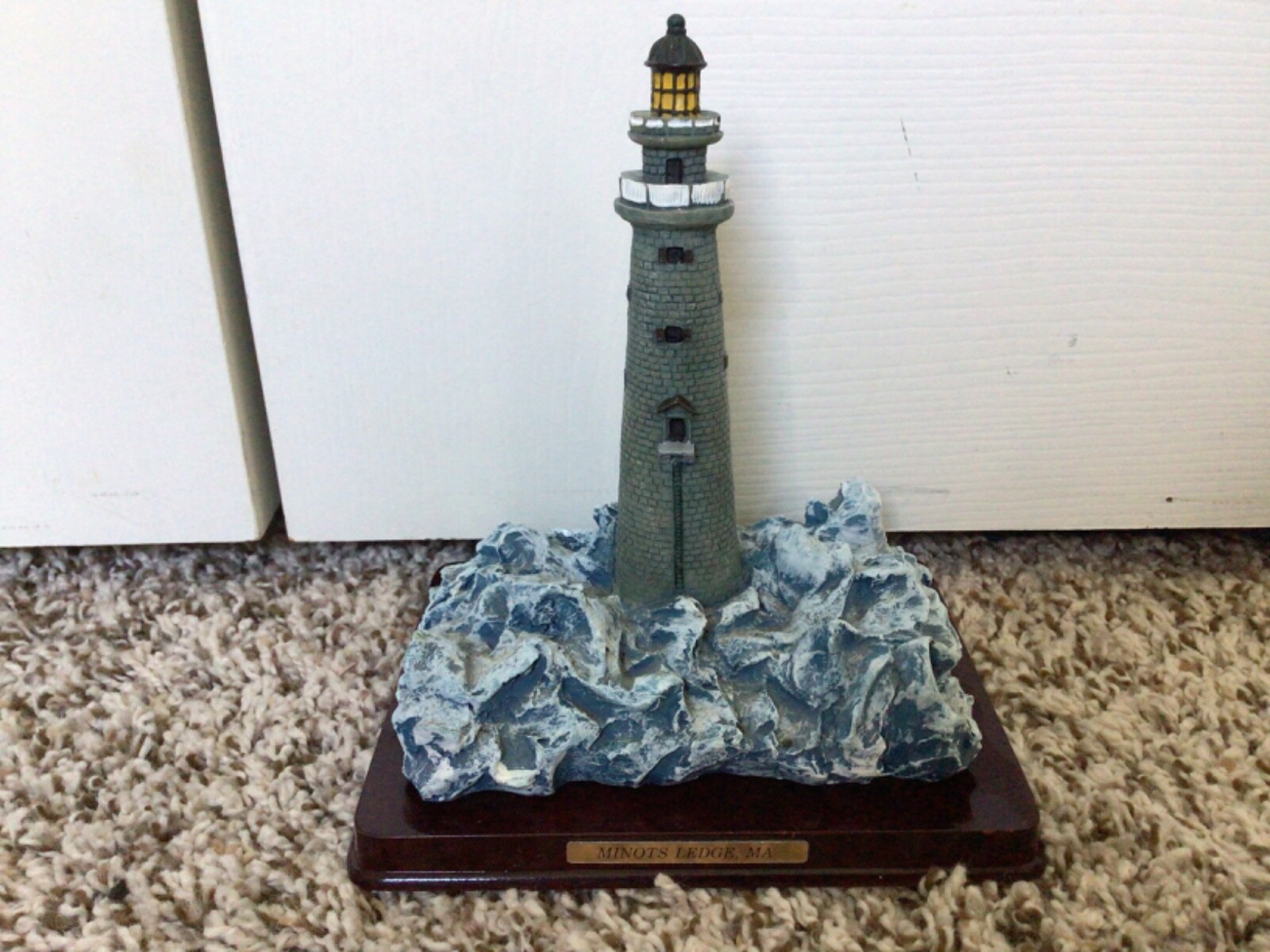 Vintage 1998 Oneida Studios Lighthouse Point Collection Minots Ledge ...