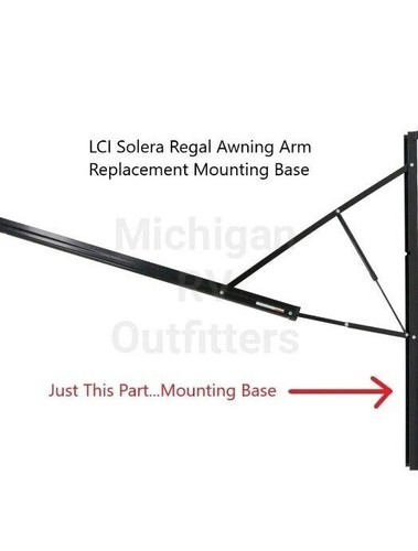 LCI Lippert Solera RV Awning Arm Replacement Mounting Base Parts 63" or ...