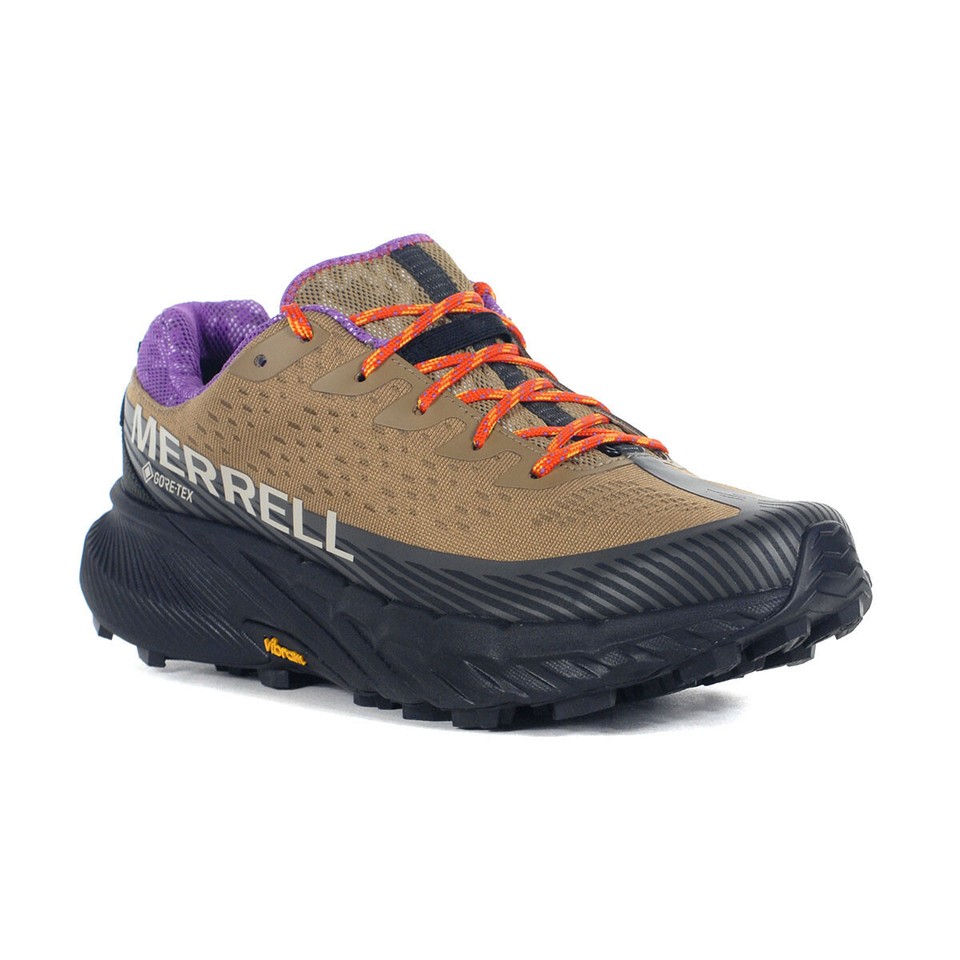 Merrell Men's Agility Peak 5 Gore-Tex Coyote/Dewberry Trail Running ...