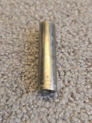 Craftsman 44406 9mm 6pt Deep Well Socket 1/4" Drive Inverted G Made in ...