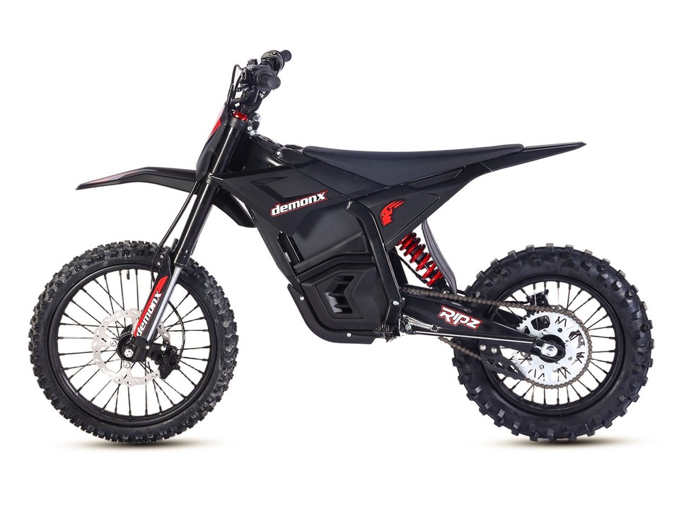 72V DEMON X RIPZ EBIKE ELECTRIC DIRT PIT BIKE MX STOMP PITBIKE 17/14 ...