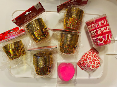 Valentine Day Liners For Cupcakes, Candy, Treats, Party Favors-DIY ...