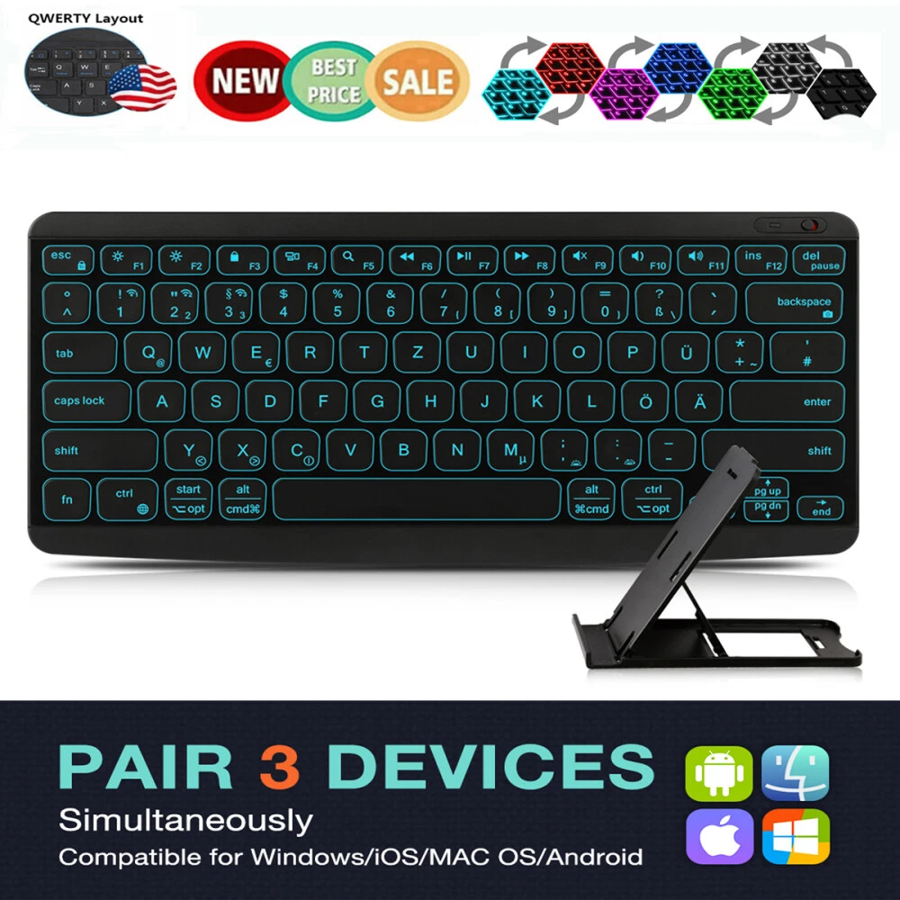 Wireless Lighted Computer Keyboards